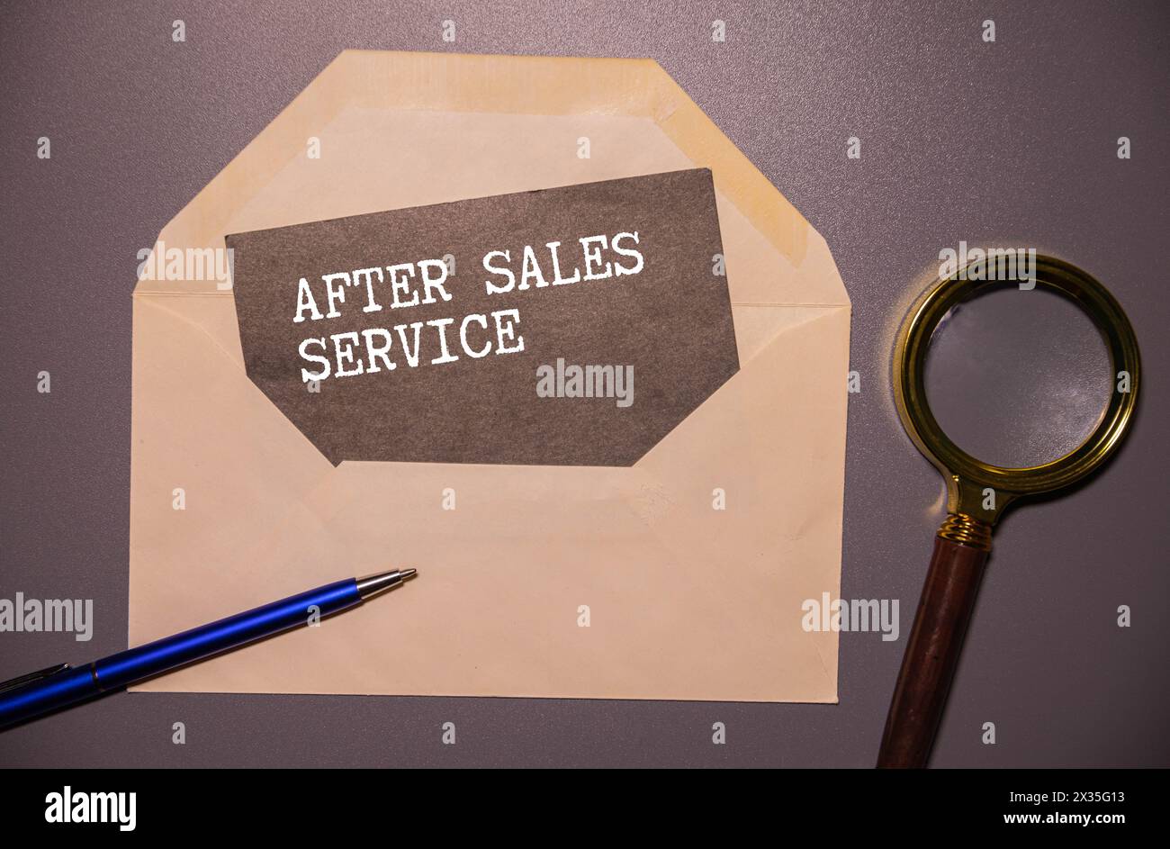 after sales service words on spring note book Stock Photo - Alamy
