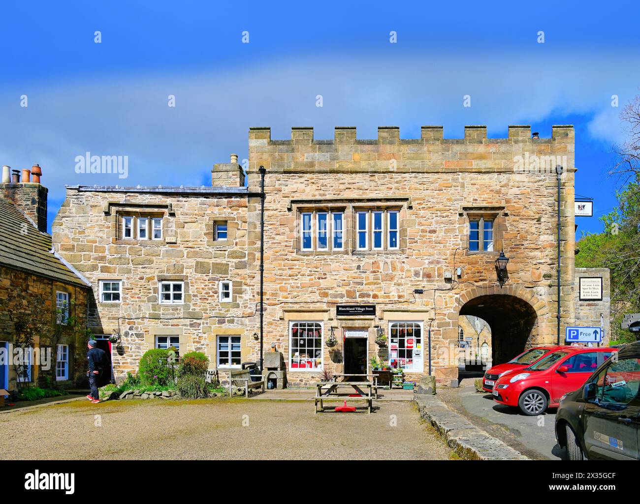 The Village Store and Post Office Blanchland village Northumberland on ...