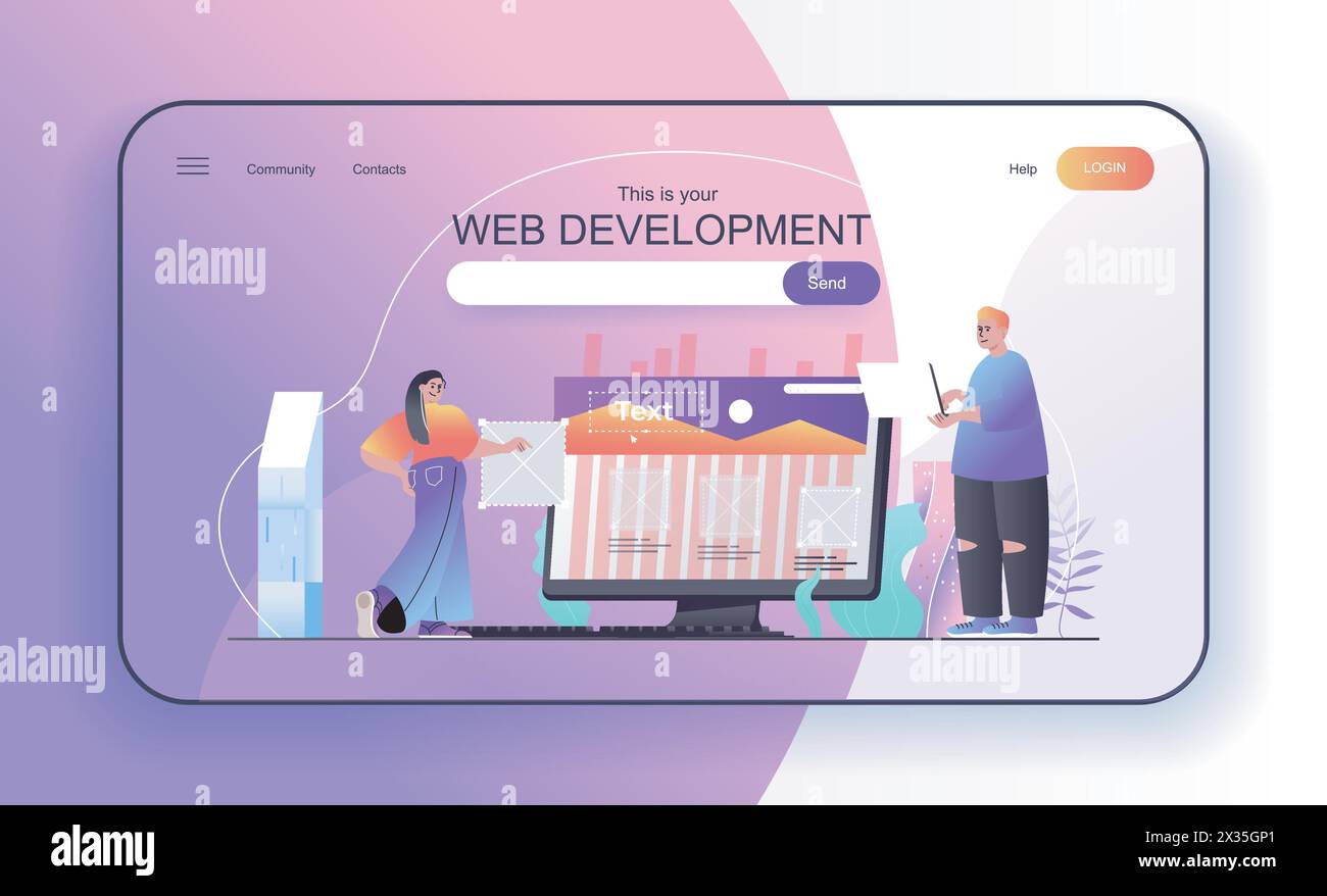 Web designers Stock Vector Images - Alamy