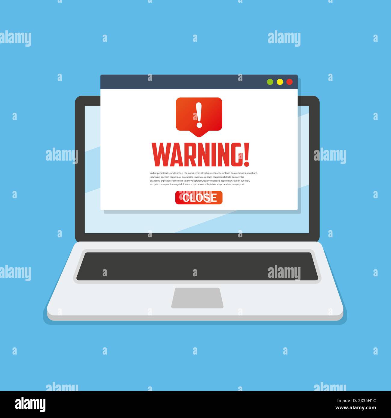 Hacker Macbook Stock Vector Images Alamy