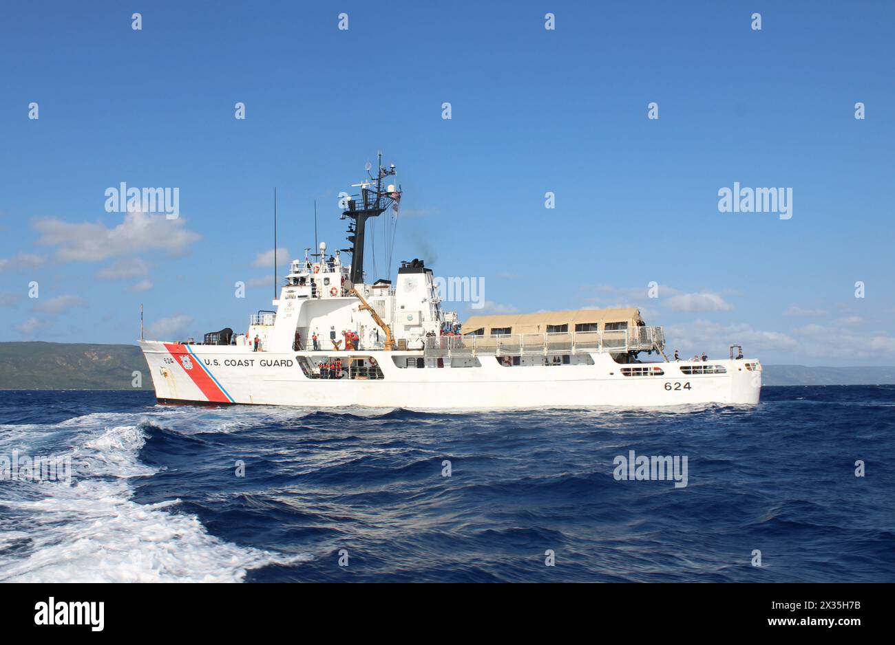 U.S. Coast Guard Cutter Dauntless (WMEC 624) and crew patrol, March 4 ...