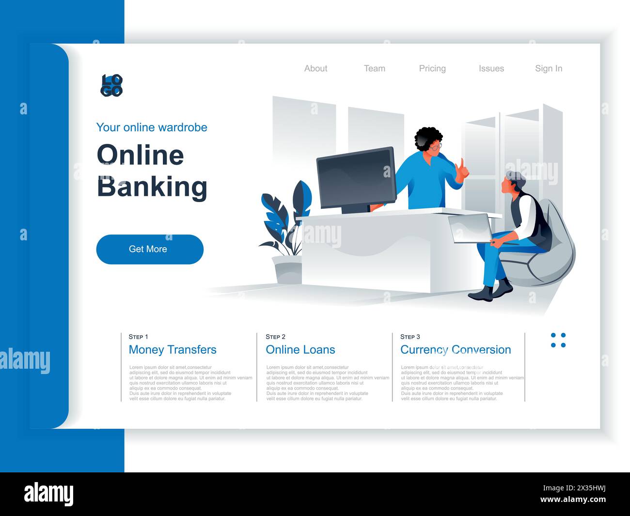 Account application bank banking Stock Vector Images - Alamy