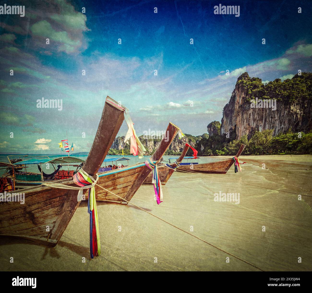 Traveling on a long tail boat hi-res stock photography and images - Alamy