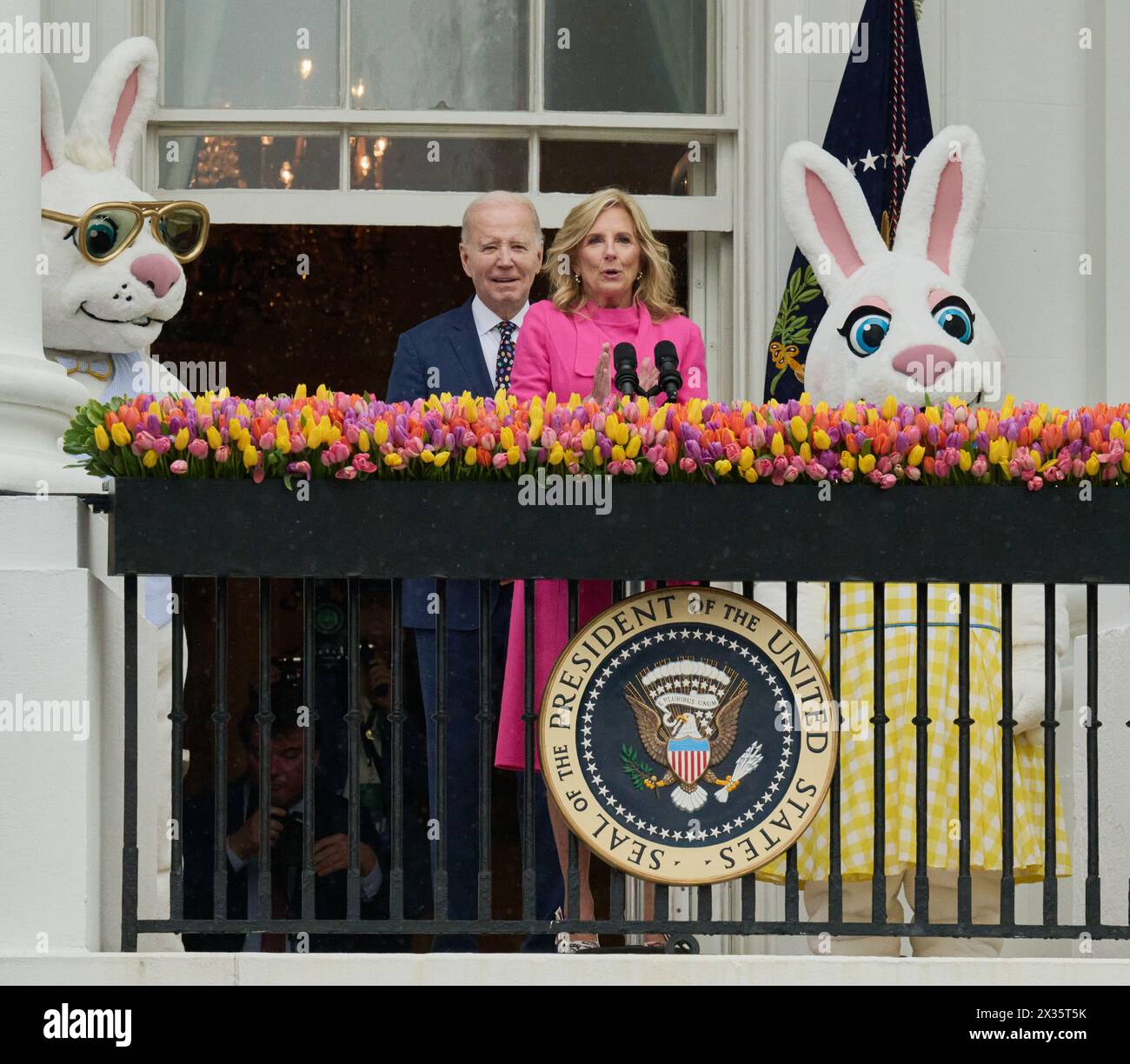 WASHINGTON, D.C., USA - APRIL 01, 2024: President Joe Biden and First ...
