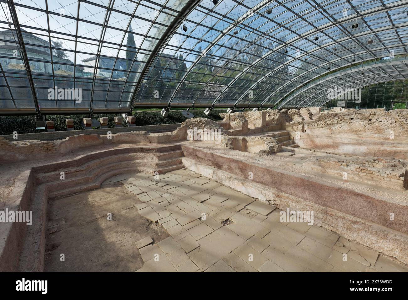 Roman bath ruins Badenweiler, swimming pool remains, spa town ...