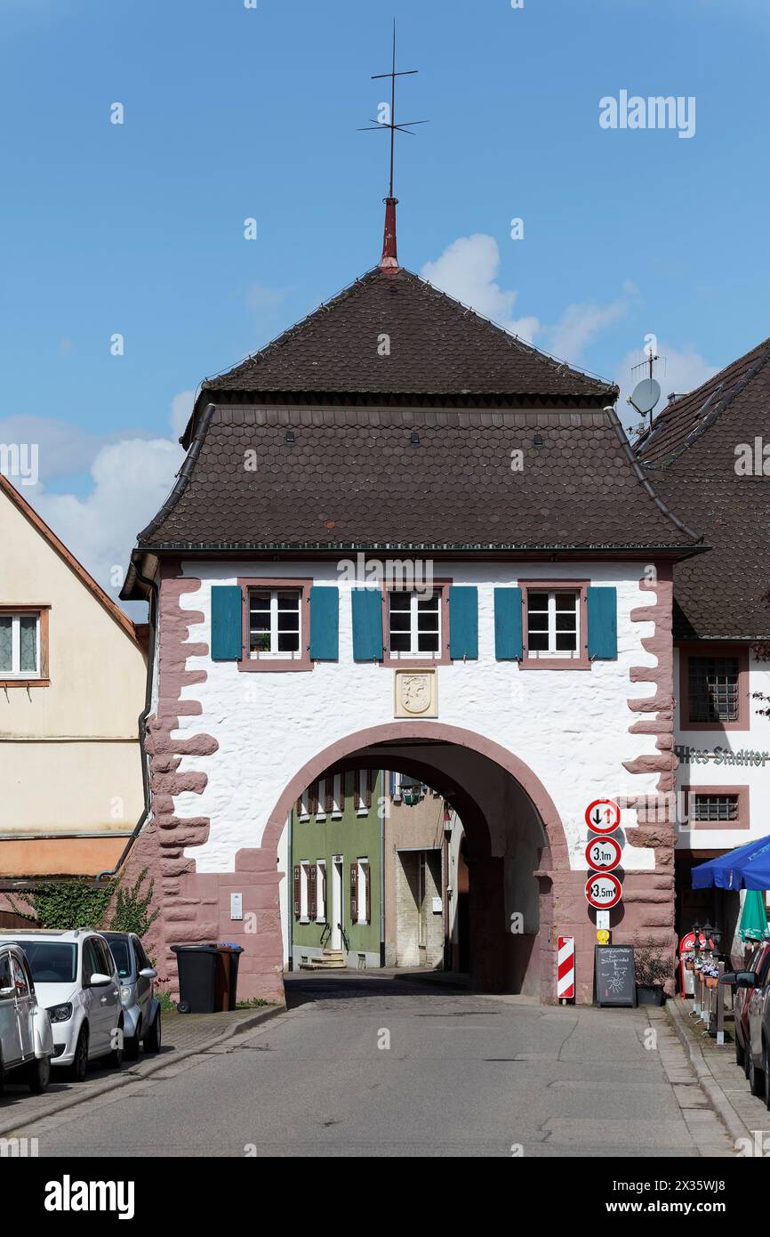 Town gate from the 13th century, Niederes Tor, Sulzburg ...