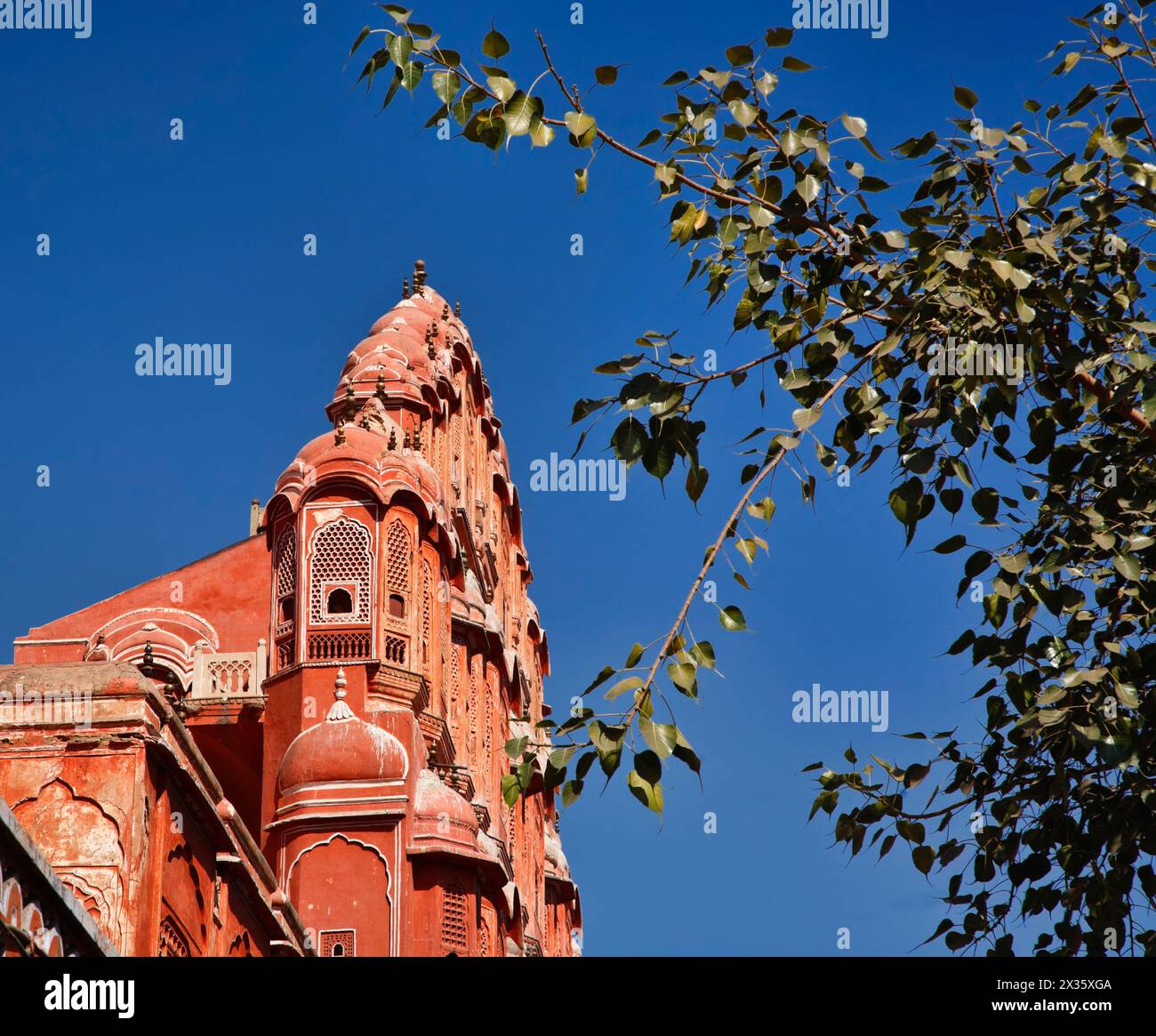 India. Rajasthan, Jaipur, Palace of Winds (Hawa Mahal), built in 1799 ...