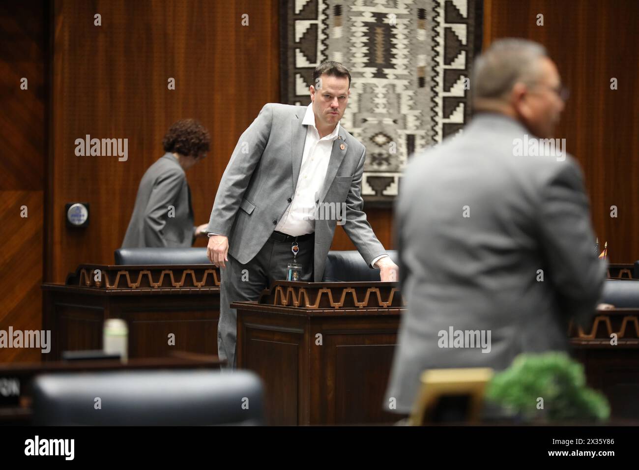 Phoenix, Arizona, USA. 24th Apr, 2024. State Representative JUSTIN ...