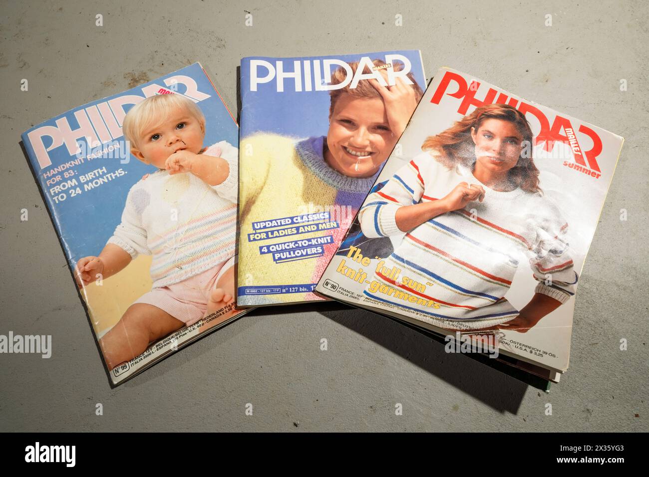 Phildar catalogues hi-res stock photography and images - Alamy