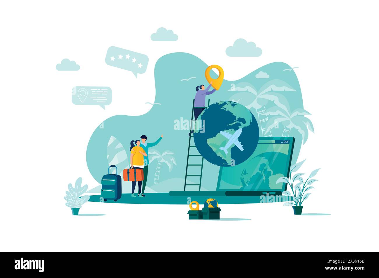 People planning map Stock Vector Images - Alamy