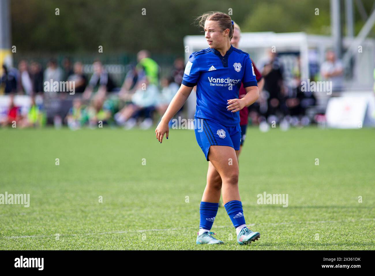Cardiff Met v Cardiff City in the Welsh Women's Cup Final at Bryntirion ...