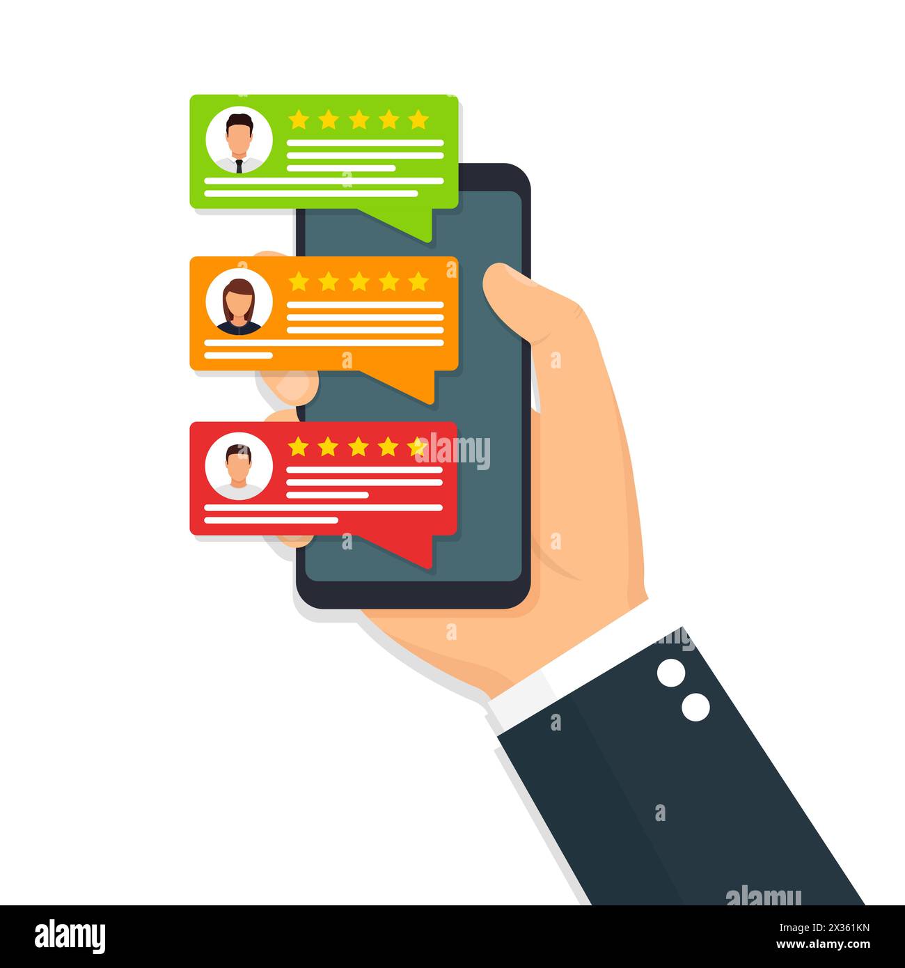 Digital user feedback vector vectors hi-res stock photography and ...