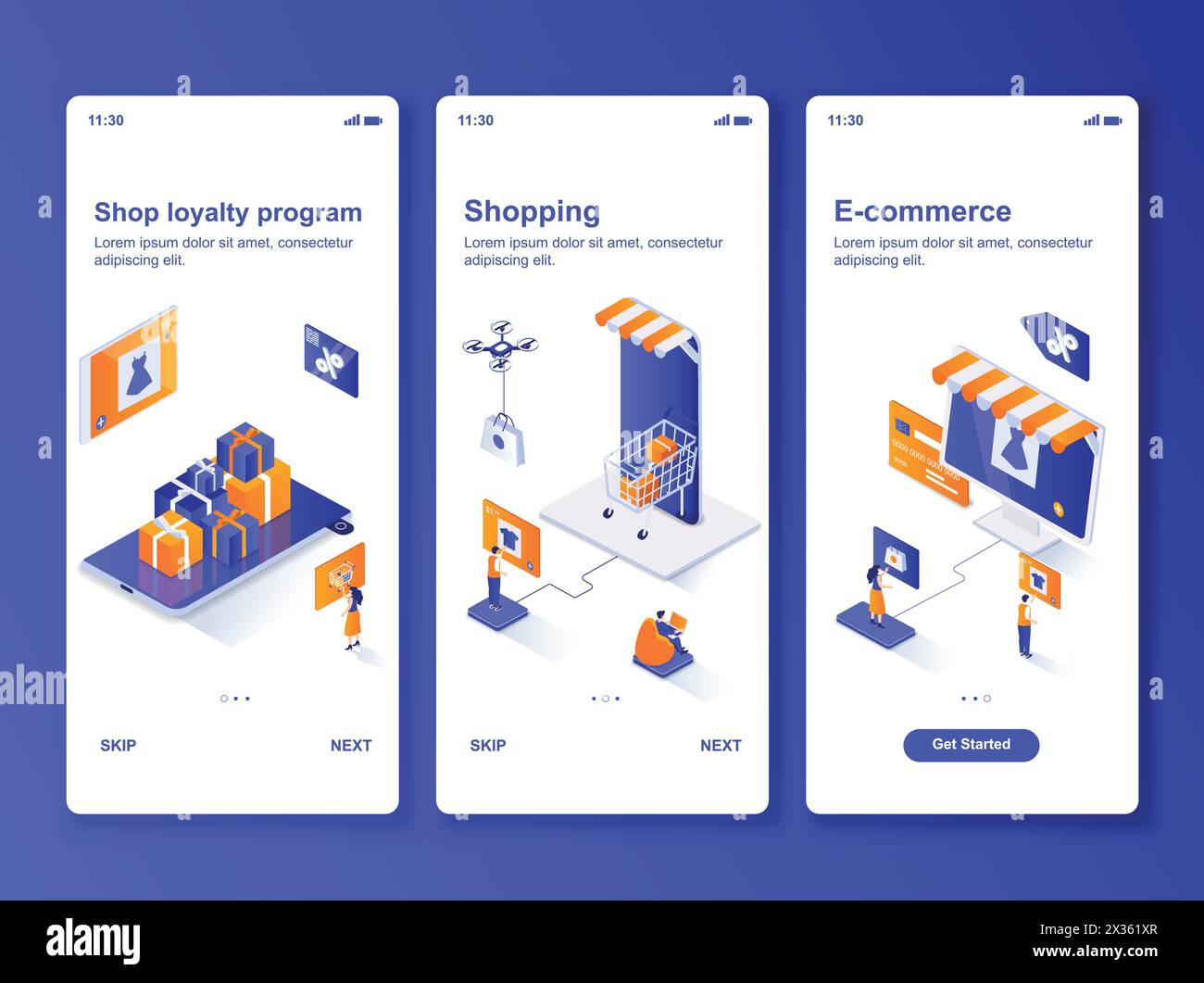 Loyalty app Stock Vector Images - Alamy