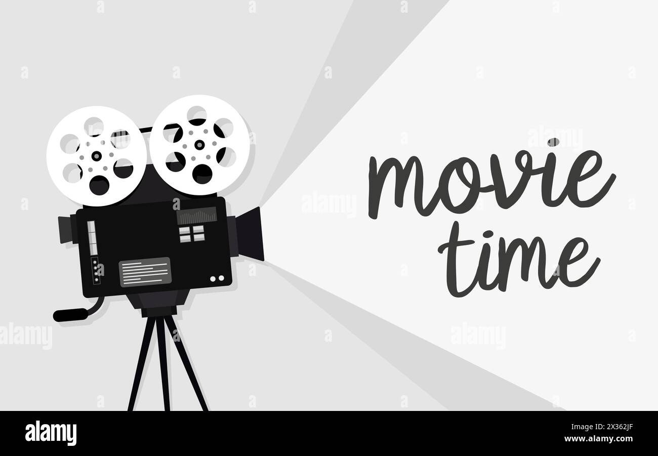 Movie time Stock Vector Images - Alamy