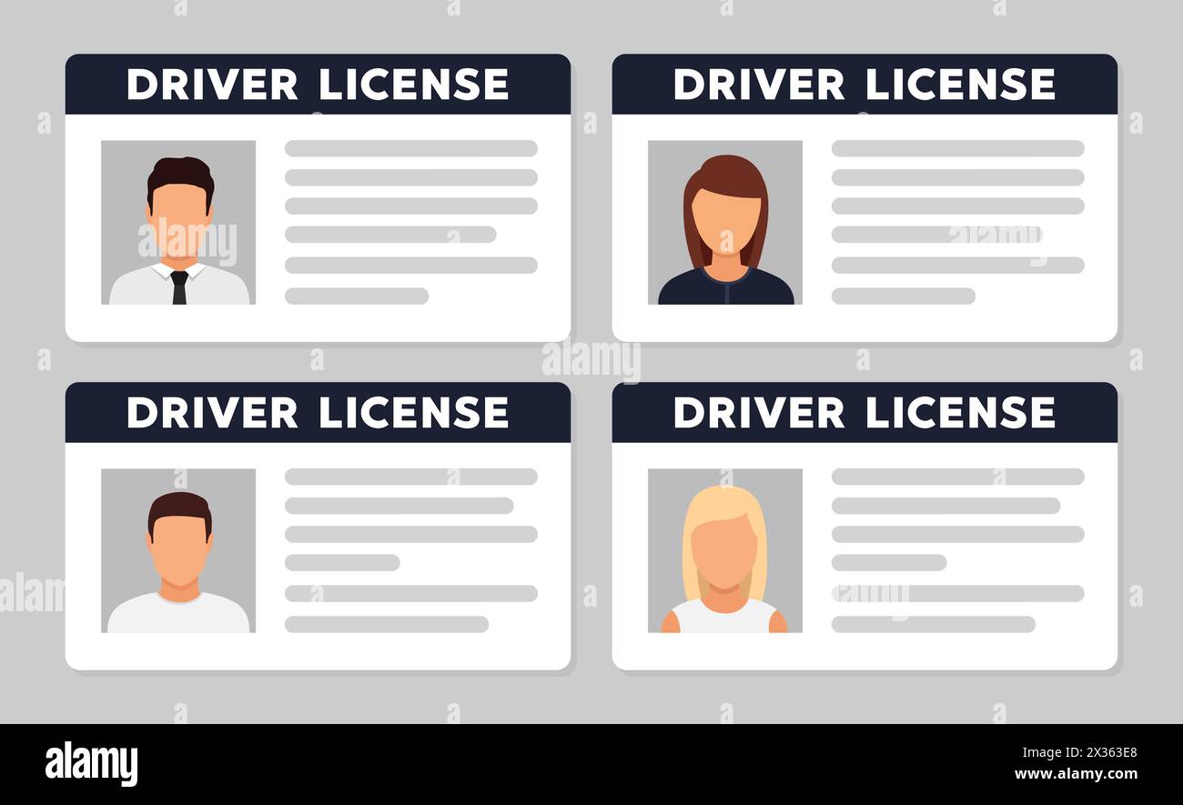 Photographic id Stock Vector Images - Alamy