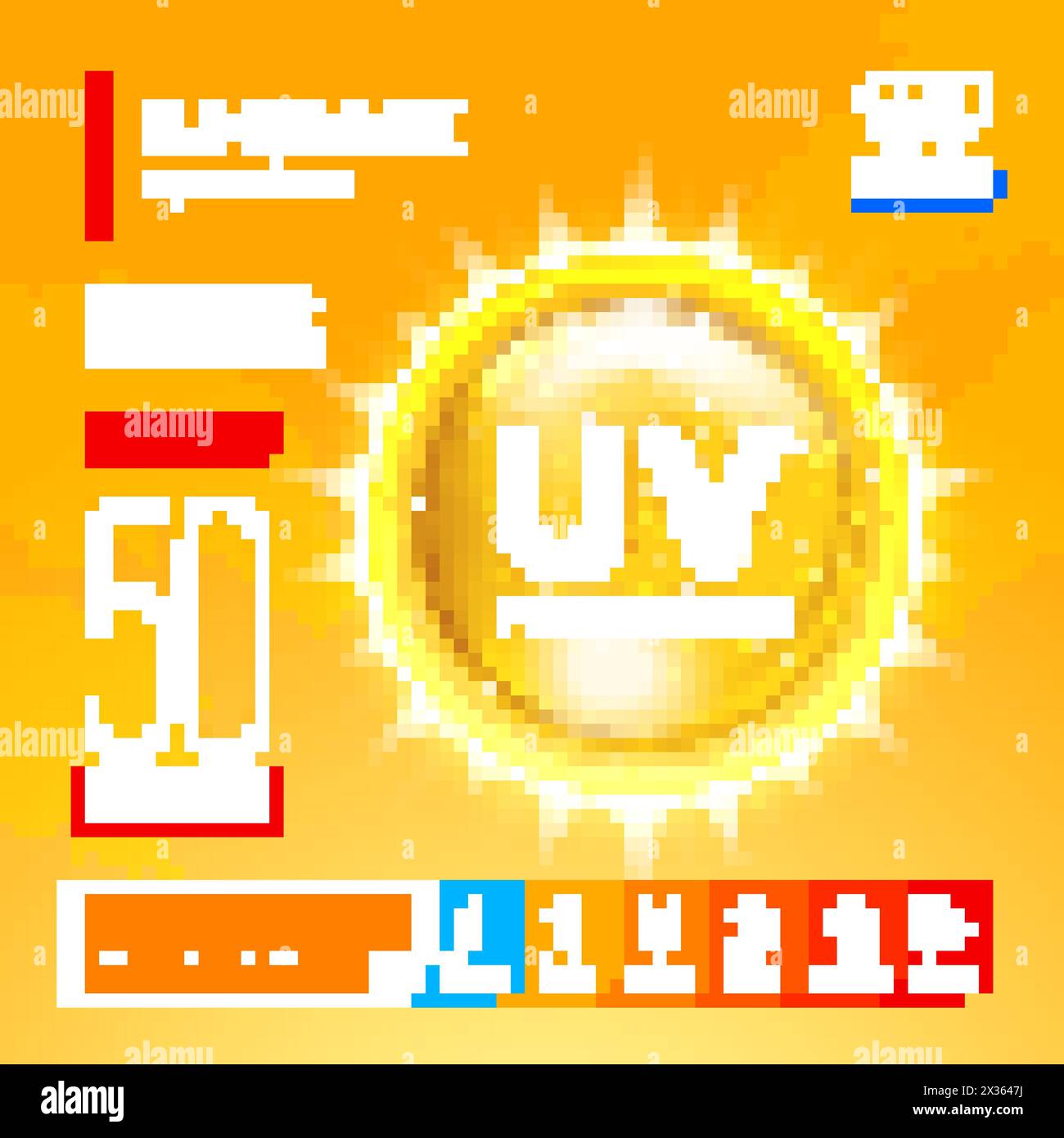 Sunblock SPF gold oil drop strong protection. UV protection solution ...