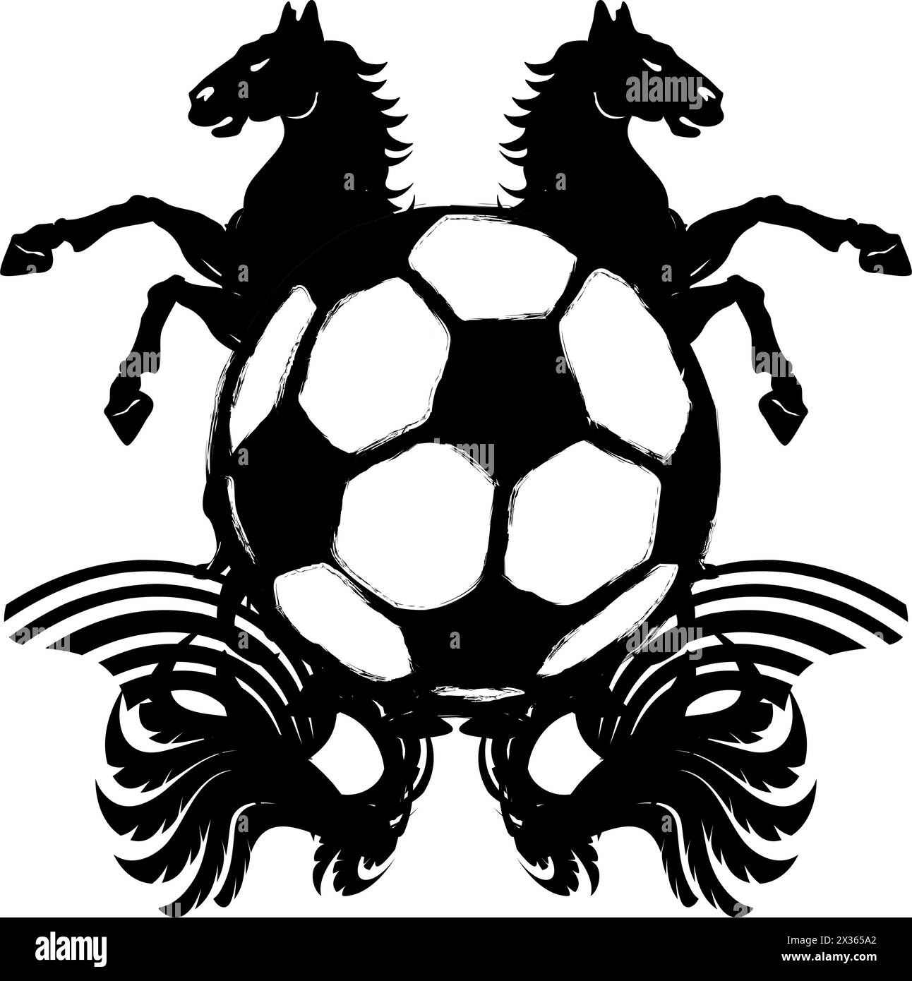 soccer tattoo insignia emblem crest sticker in vector format Stock ...