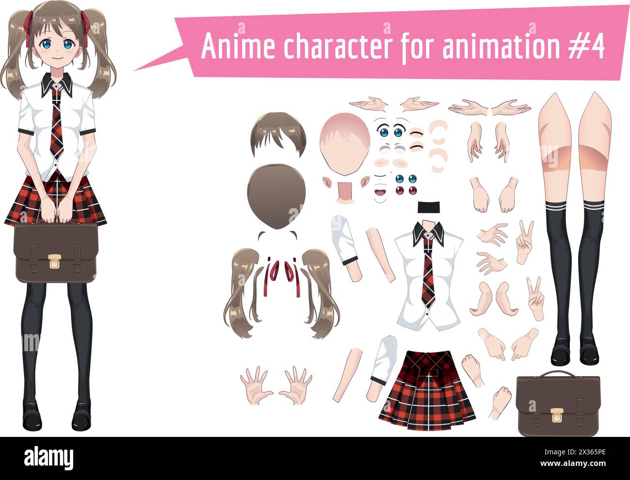 Girl in red live Stock Vector Images - Alamy