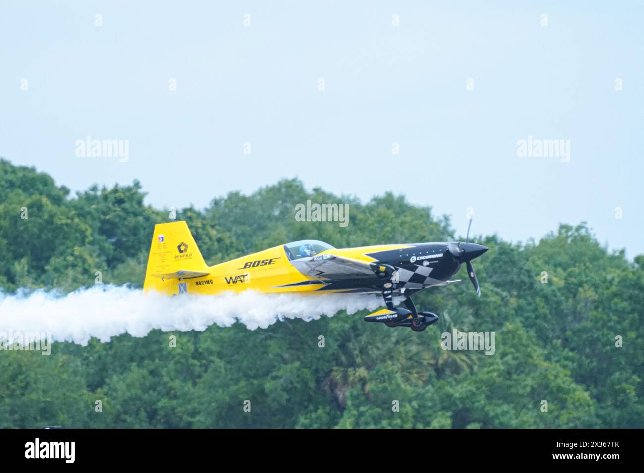 Sanford, Florida, USA, April 21, 2024, During the 2024 Orlando Air Show ...