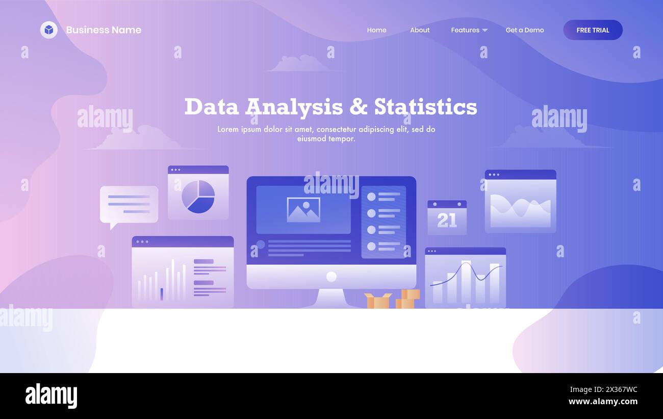 Infographics computer screen hi-res stock photography and images - Alamy