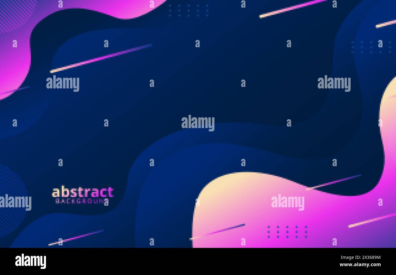Geometric background bright colors and dynamic shape compositions Stock ...