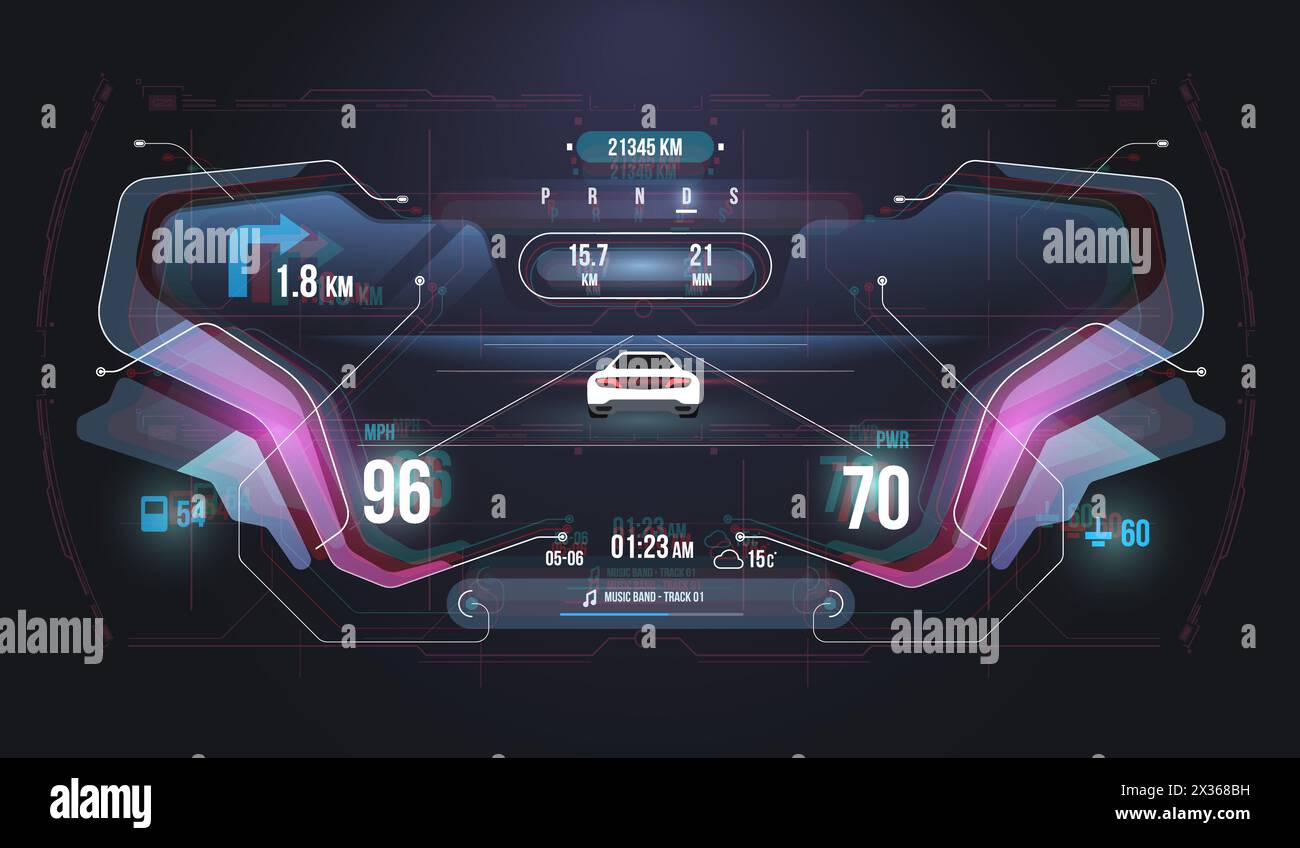 Car game screen Stock Vector Images - Alamy