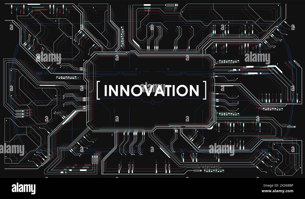 Circuit board screen Stock Vector Images - Alamy