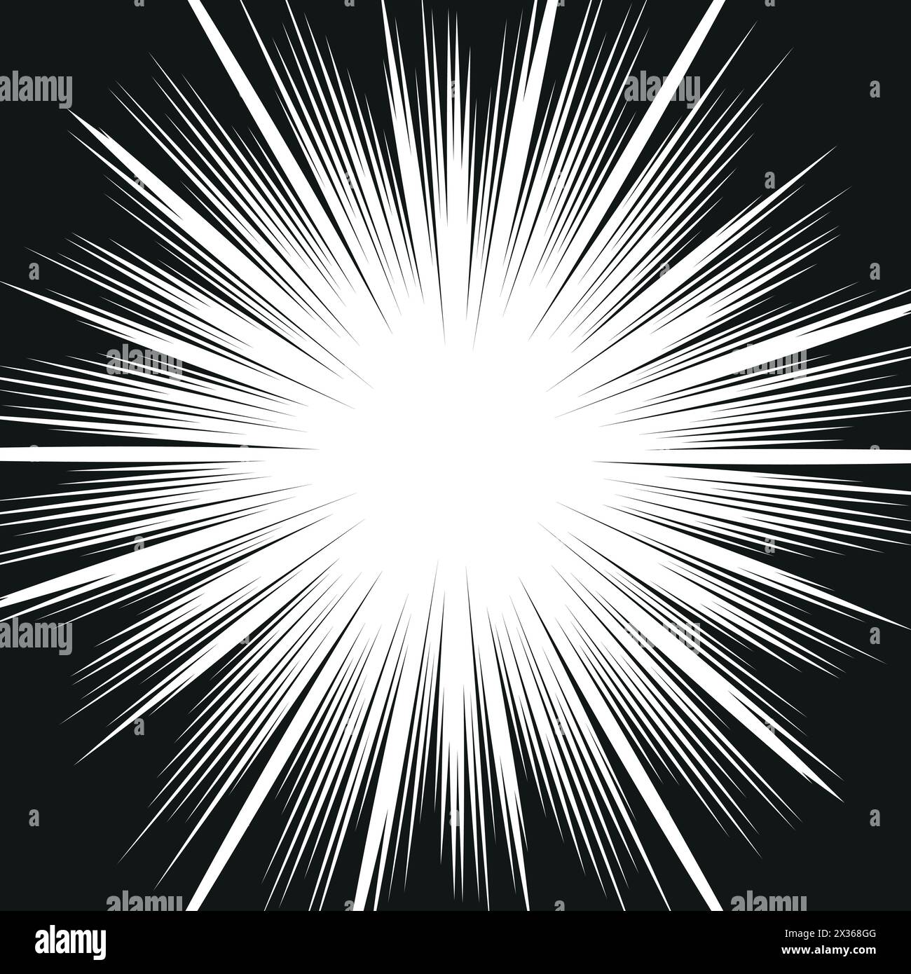 Comic book action lines. Speed lines Manga frame. Cartoon background ...