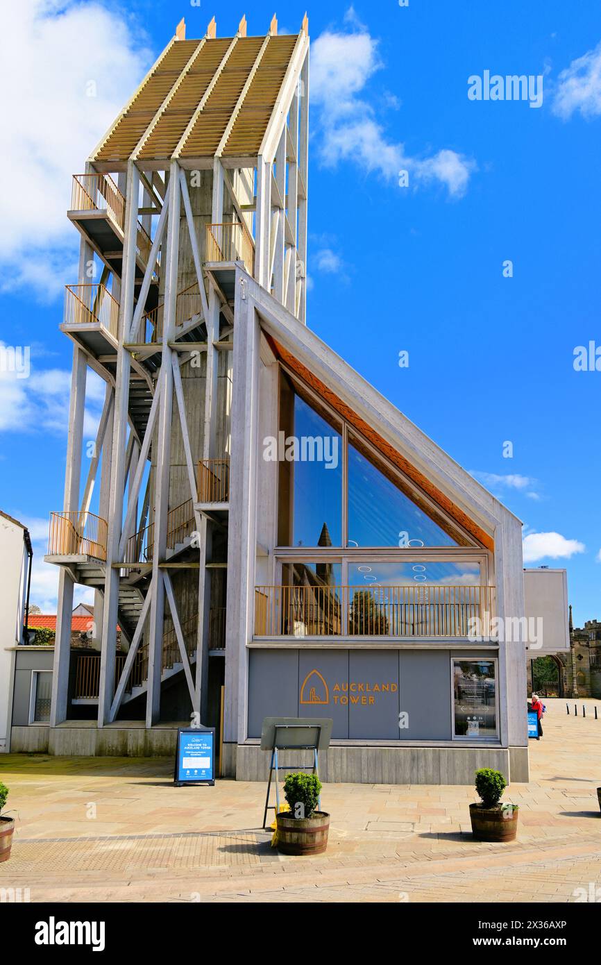 Bishop Auckland County Durham The Auckland Tower the external supports ...