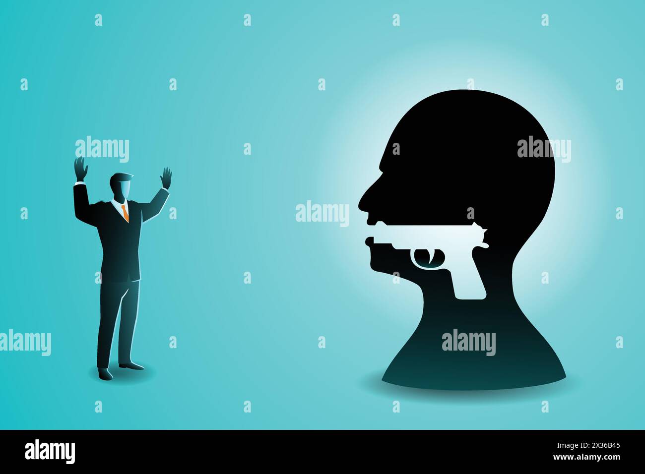 Boss shaped Stock Vector Images - Alamy