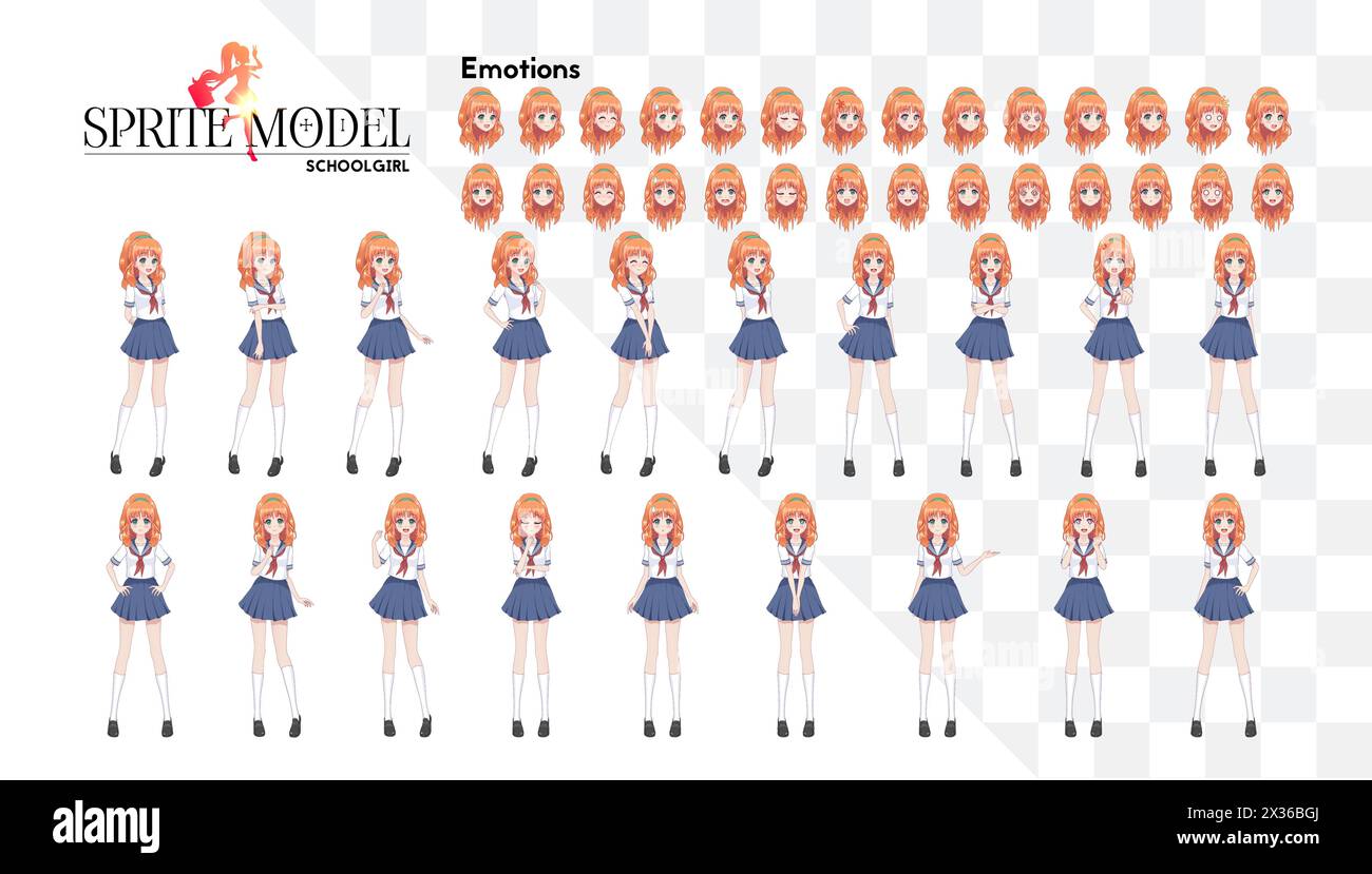 Anime girl kit hi-res stock photography and images - Alamy