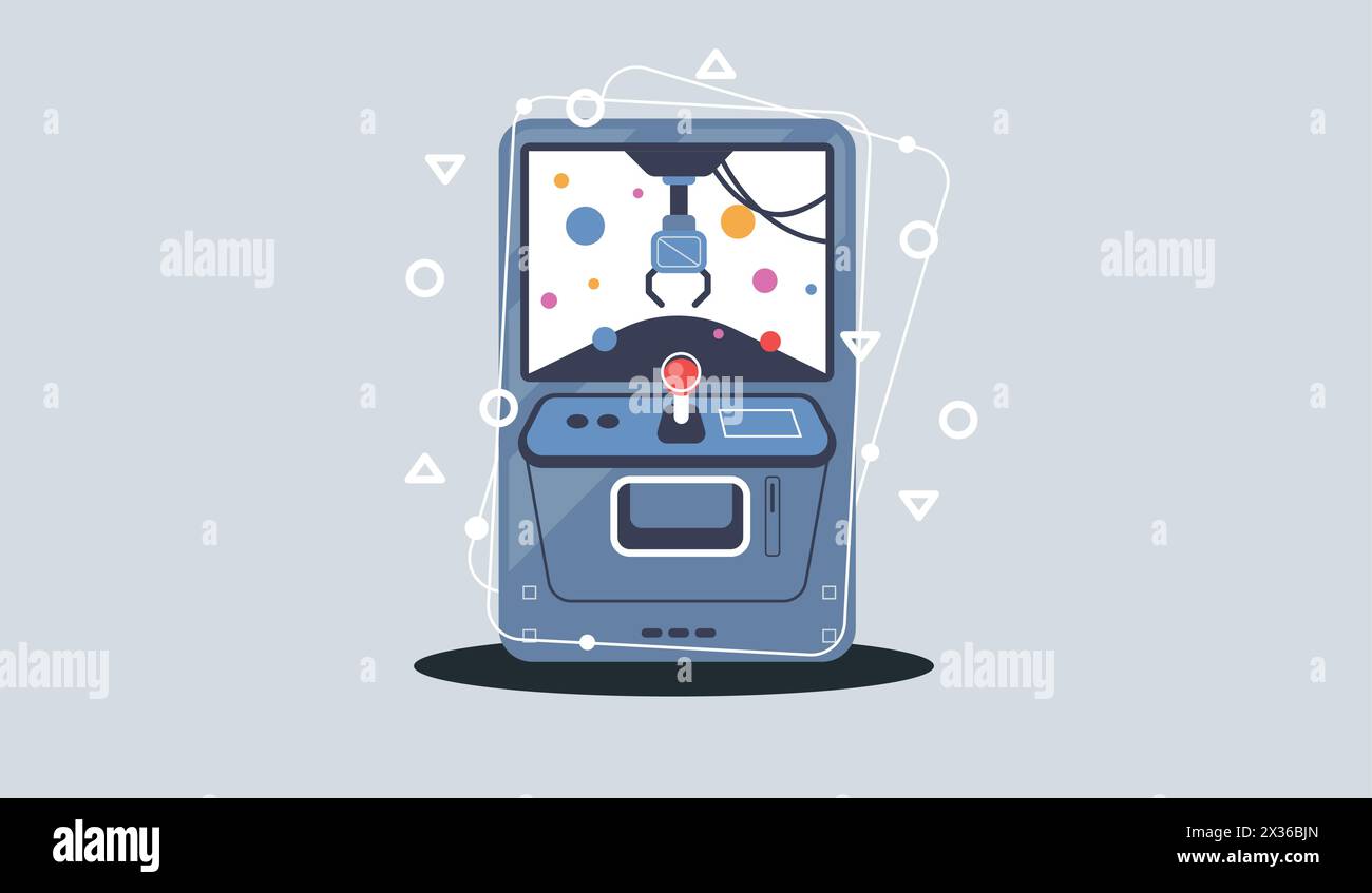 Claw machine Stock Vector Images - Alamy