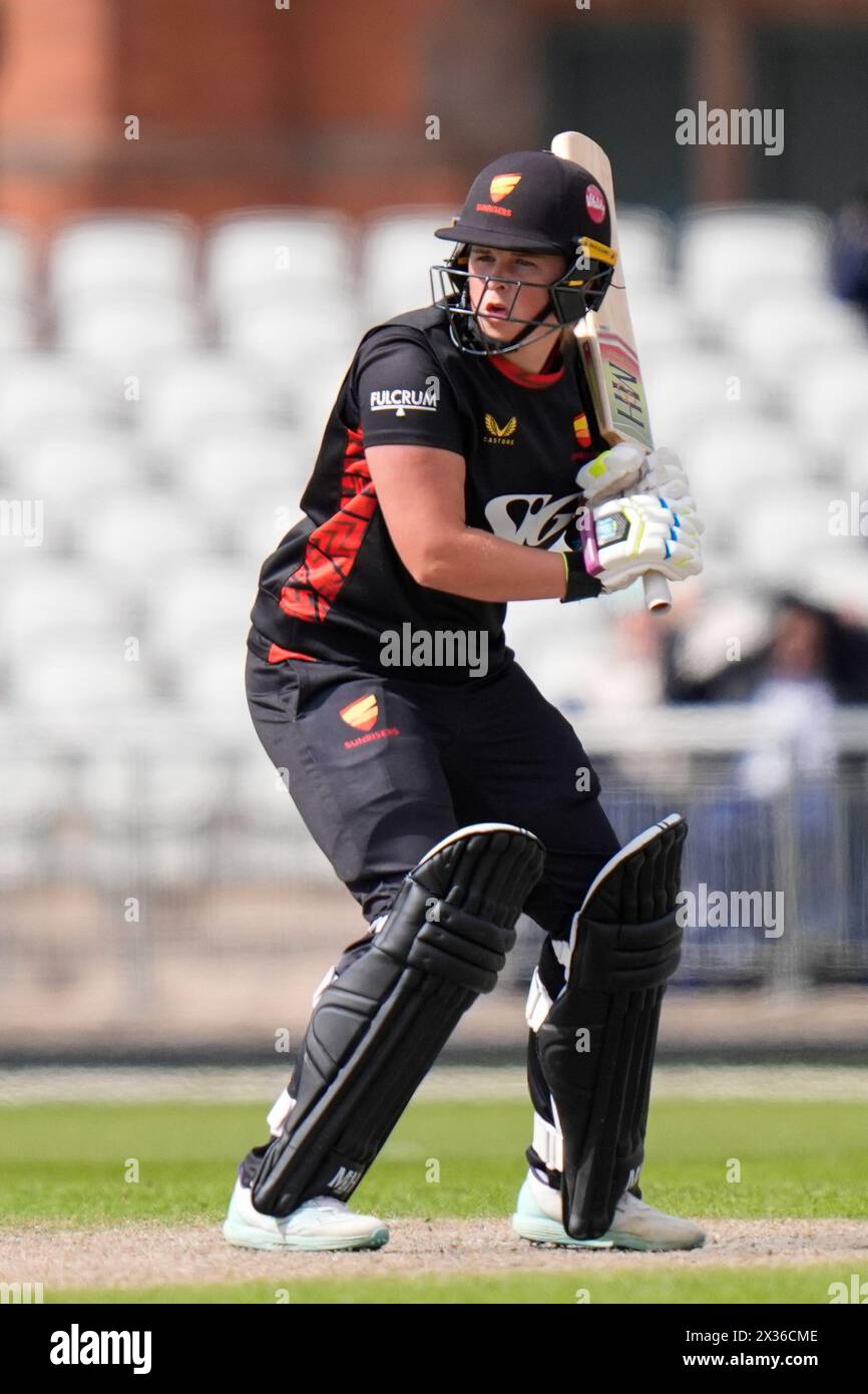 24th April 2024; Emirates Old Trafford, Manchester, England: Rachael ...