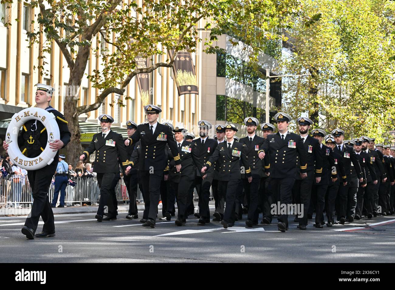 Annual ANZAC (Australian and New Zealand Army Corps) Day march in ...