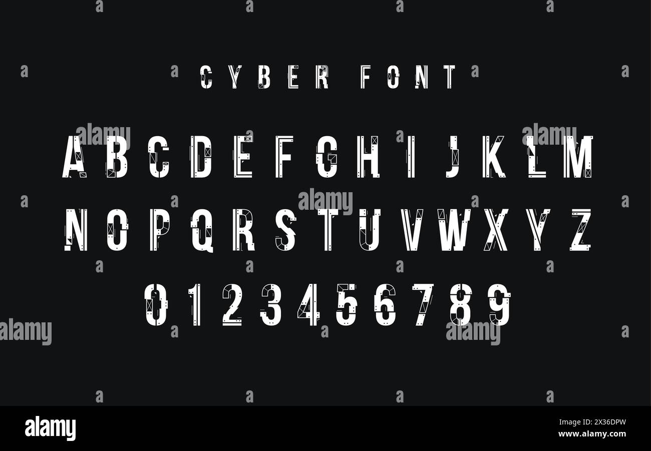 Alphabet digital hi-res stock photography and images - Alamy