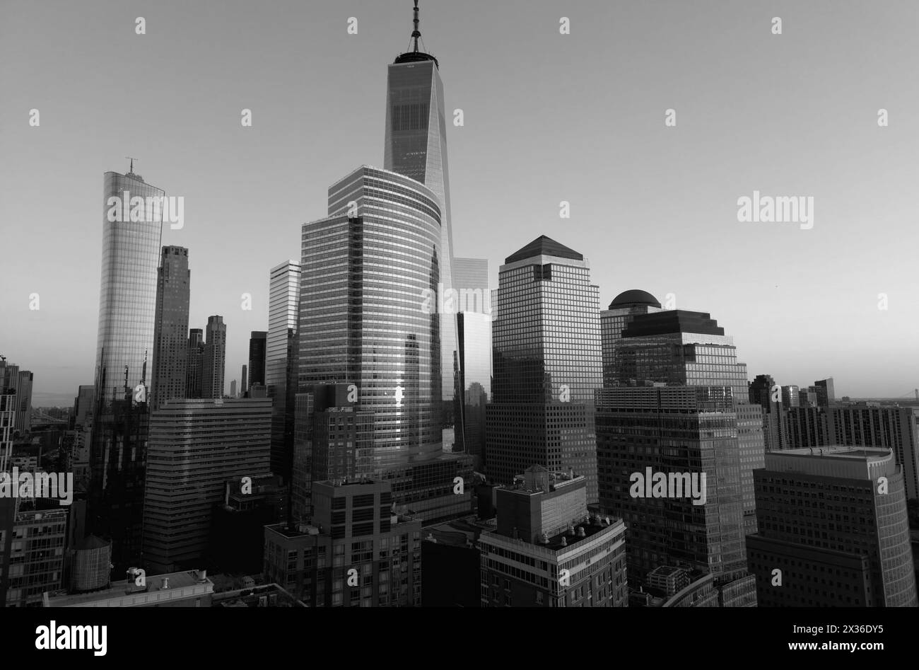 Drone top view avenue river Black and White Stock Photos & Images - Alamy