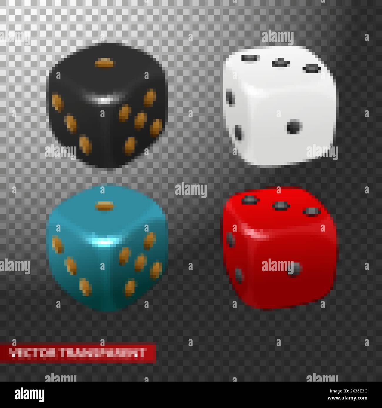 Playing dice illustration Stock Vector Images - Alamy