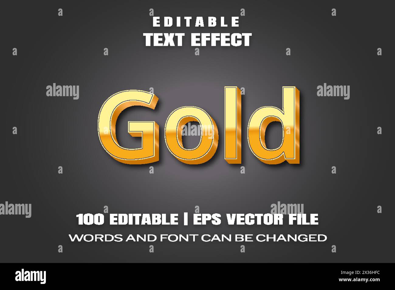 Golden bold font hi-res stock photography and images - Alamy