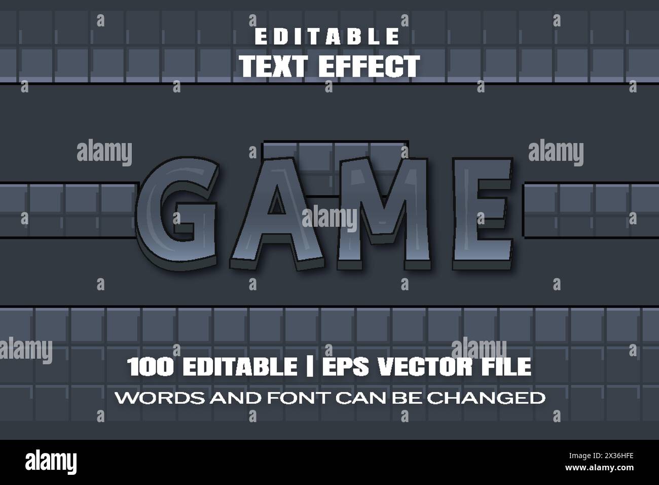 Editable typography effect hi-res stock photography and images - Alamy