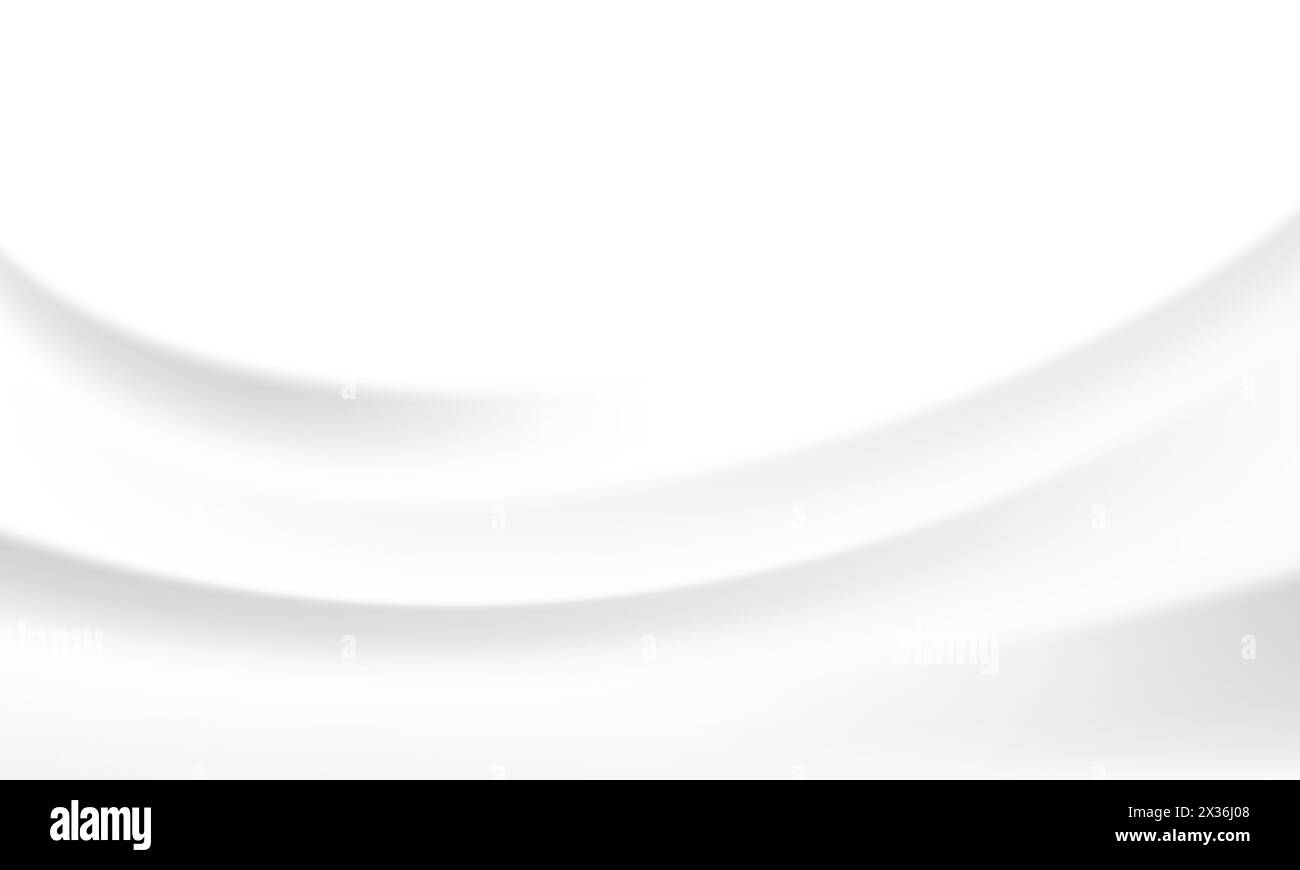 White silk satin background smooth texture vector milk wave background ...