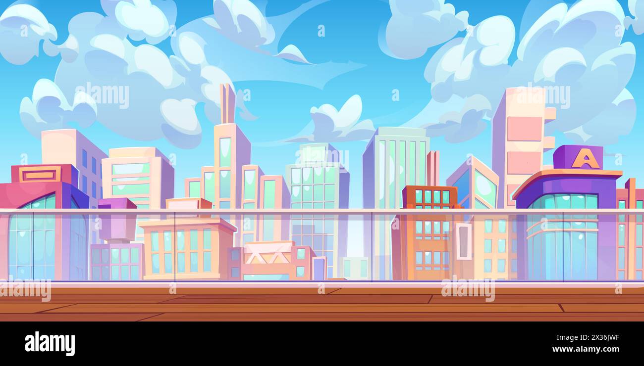 View glass terrace in Stock Vector Images - Alamy