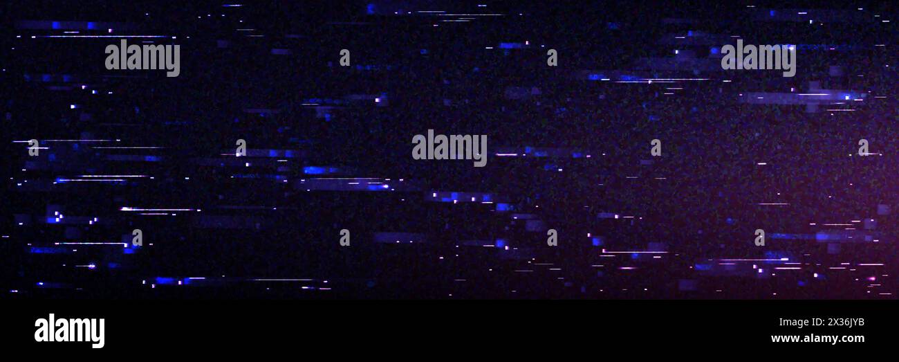 Glitch pixel background. Vector realistic illustration of black screen ...