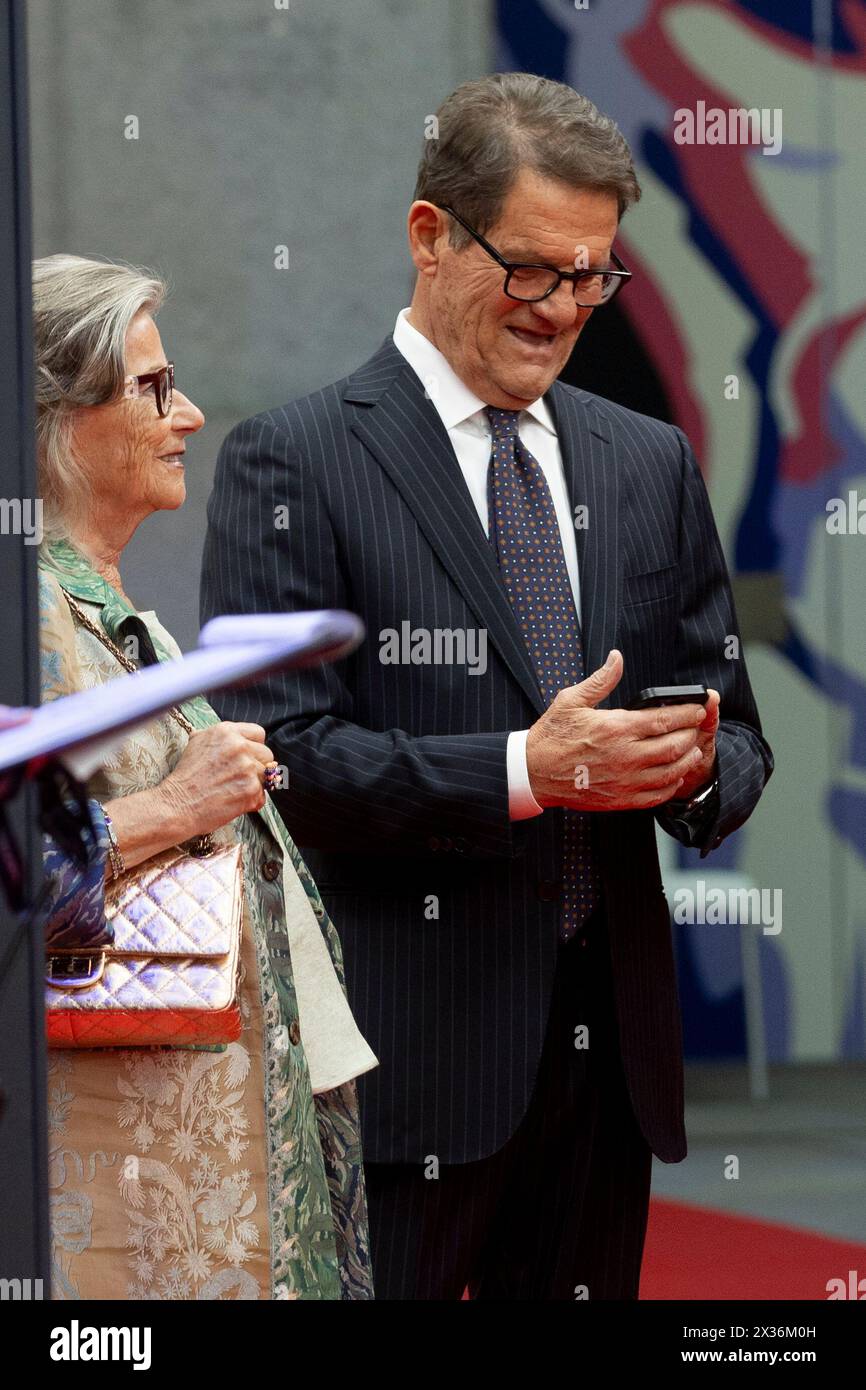 Madrid, Spain. 22nd Apr, 2024. Fabio Capello poses on the red carpet ...