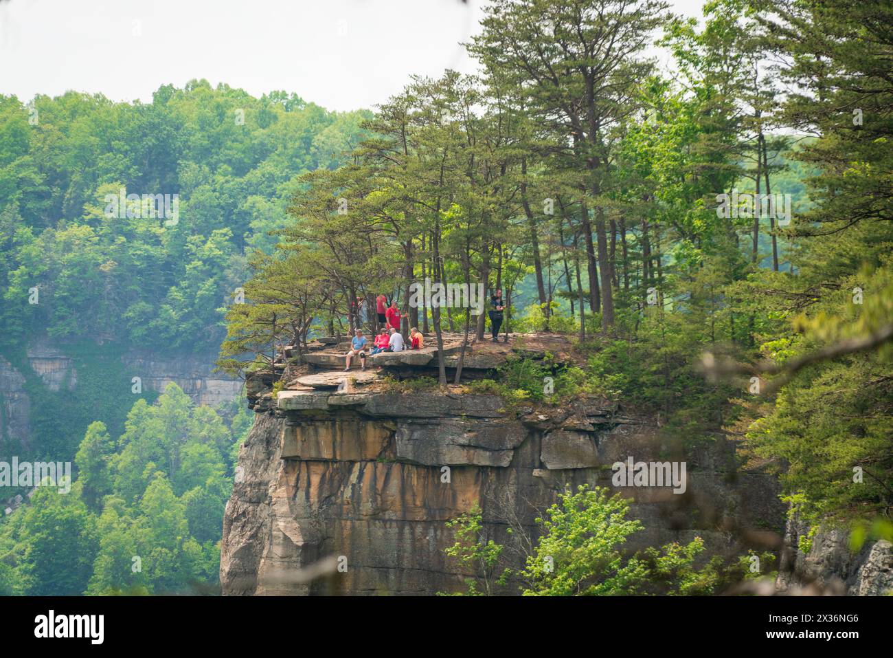 Rocky Cliffs at at New River Gorge National Park and Preserve in ...