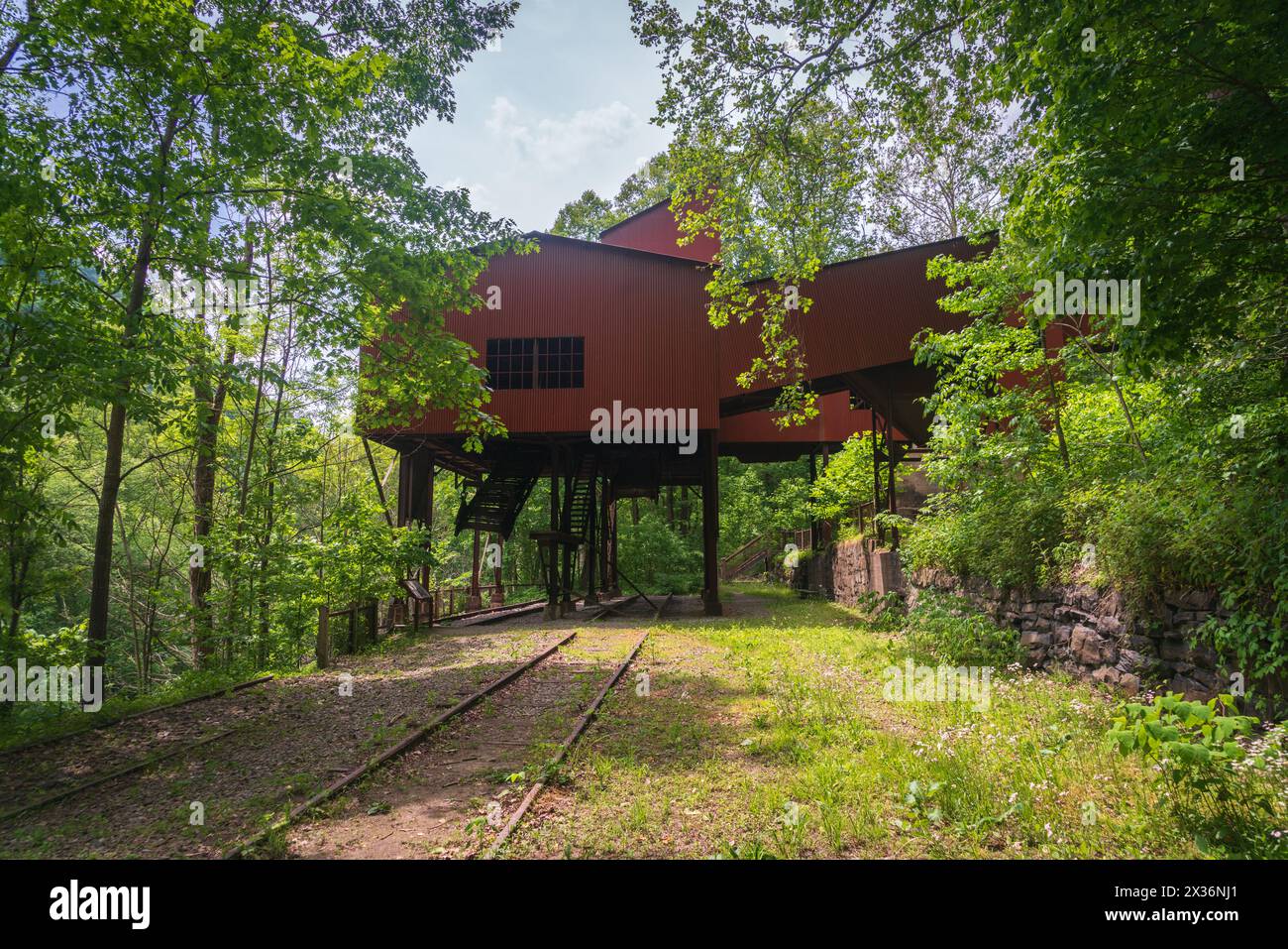 The Nuttallburg Coal Conveyor and Tipple at the New River Gorge ...
