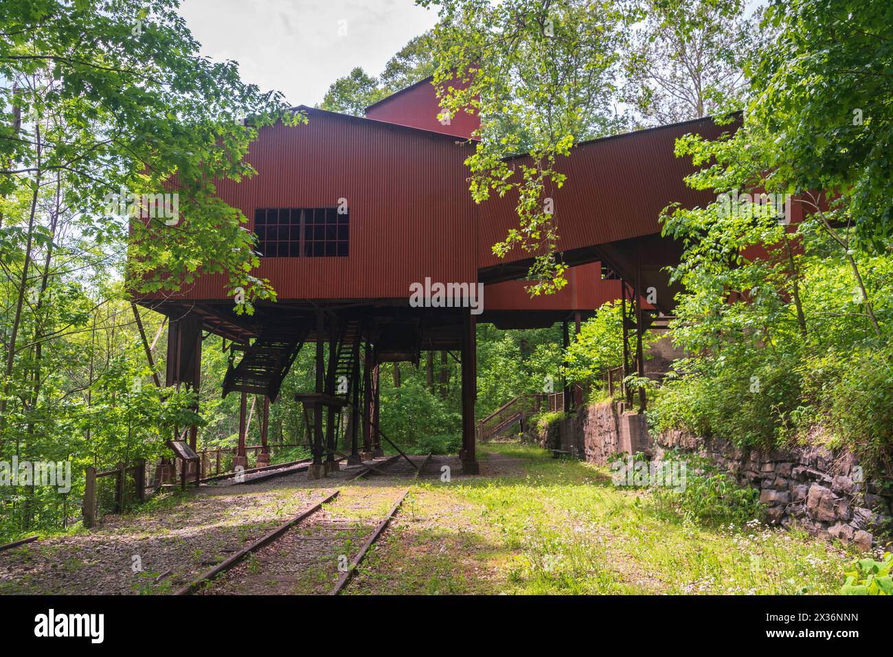 The Nuttallburg Coal Conveyor and Tipple at the New River Gorge ...