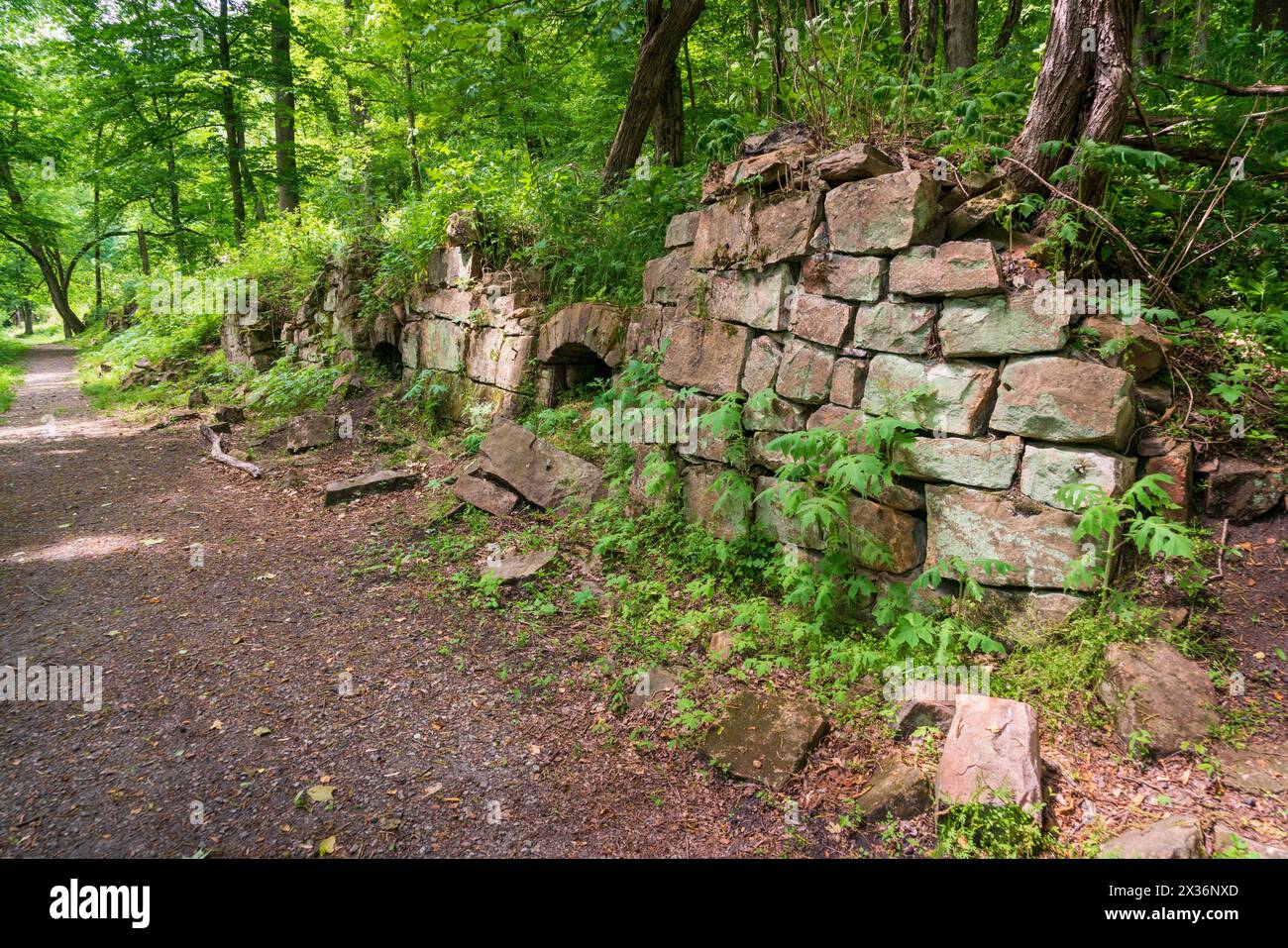 Ruins of the Kaymoor Mine Site at New River Gorge National Park and ...