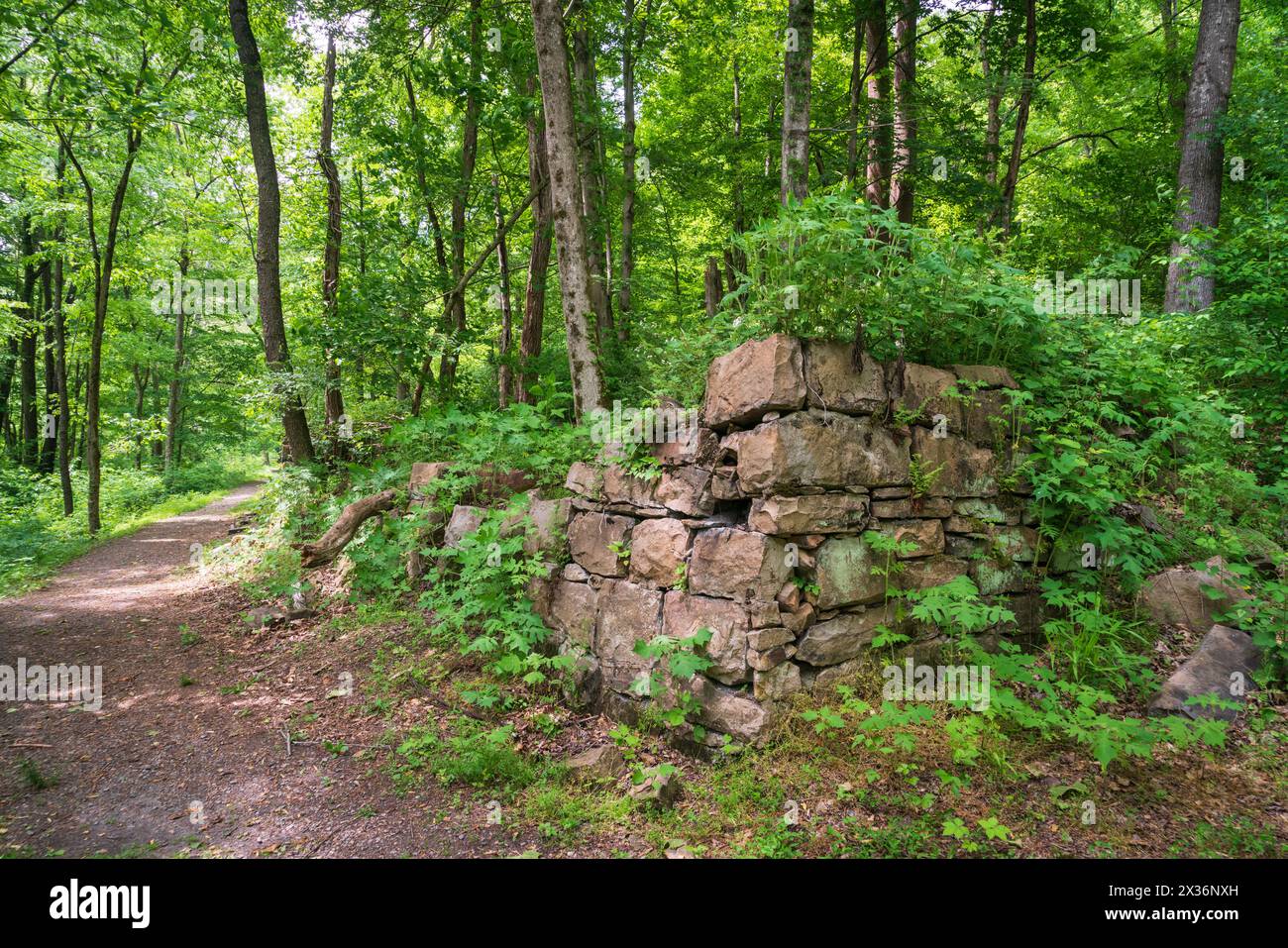 Ruins of the Kaymoor Mine Site at New River Gorge National Park and ...