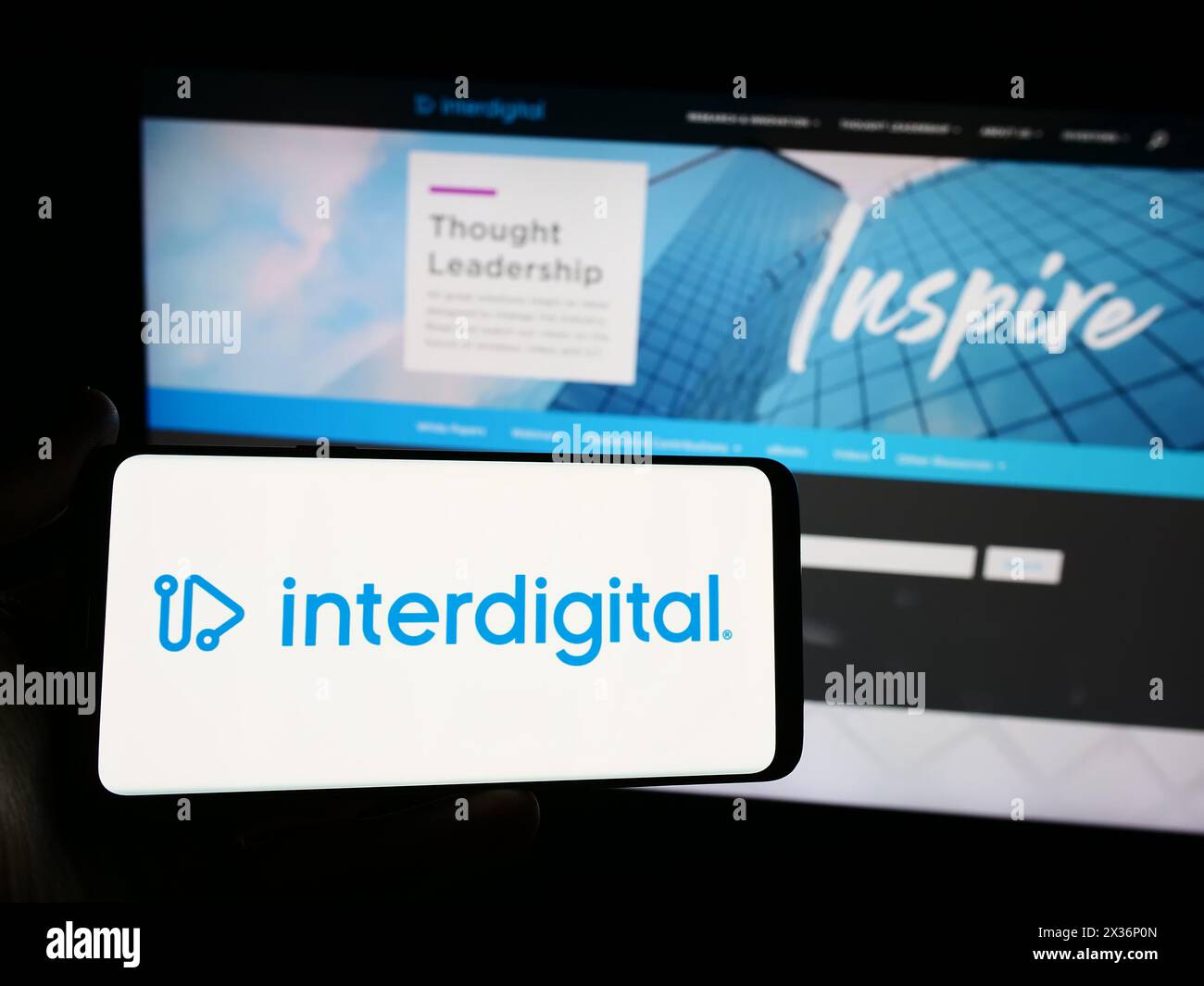 Interdigital logo hi-res stock photography and images - Alamy