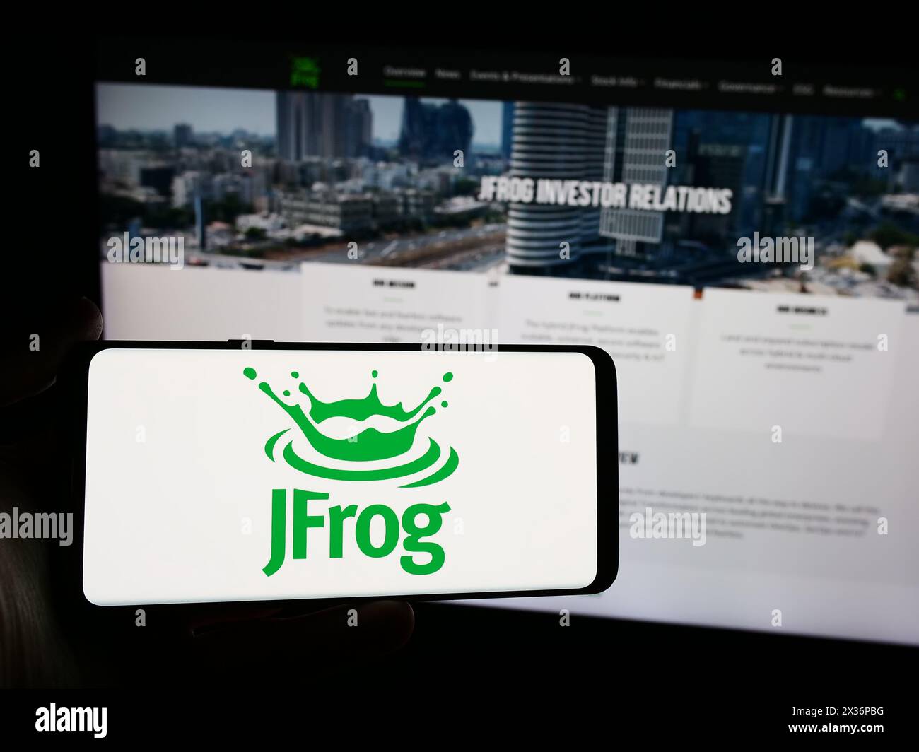 Jfrog logo hi-res stock photography and images - Alamy